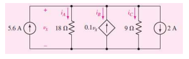 Solved In the single-node pair circuit in the figure, | Chegg.com