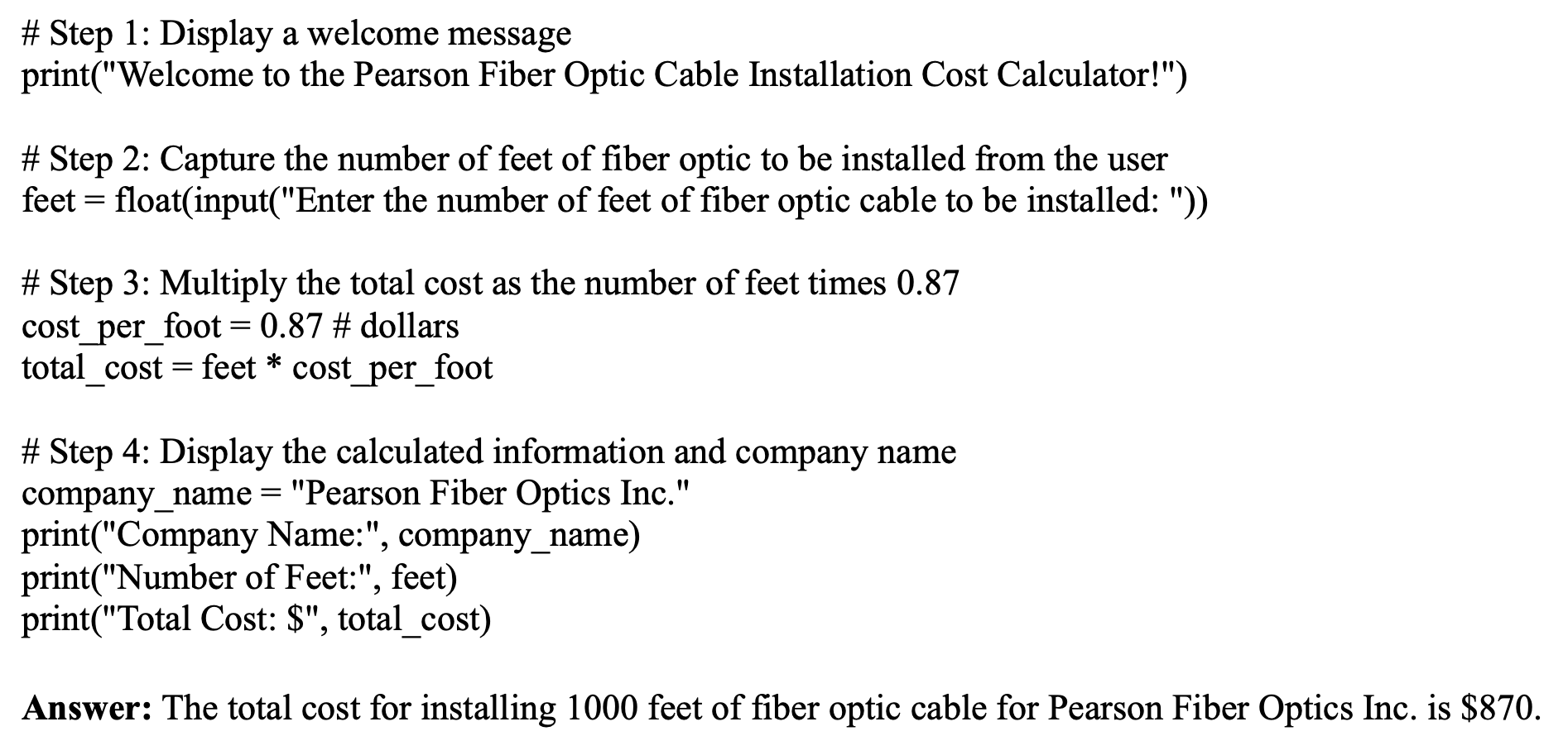 Solved Building on the program you developed in Module 1, | Chegg.com