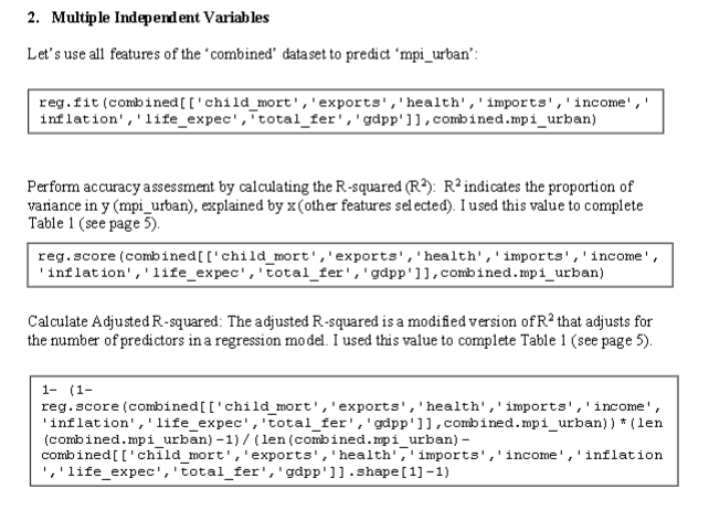 Solved 1. Simple Linear Regression: Interp retation of the | Chegg.com