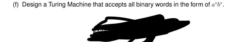 Solved (f) Design a Turing Machine that accepts all binary | Chegg.com