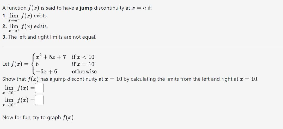 Solved A function f is said to have a removable | Chegg.com