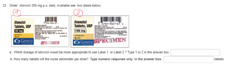 Solved 1. The physician has ordered Digitek 0.25 mg oral | Chegg.com