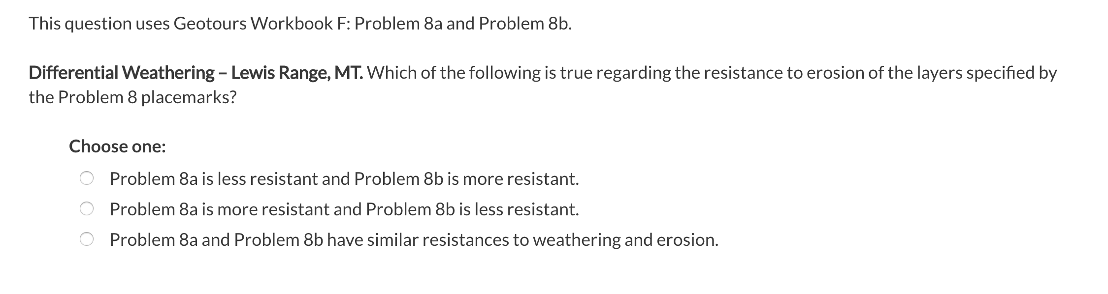 This question uses Geotours Workbook F: Problem 11. | Chegg.com
