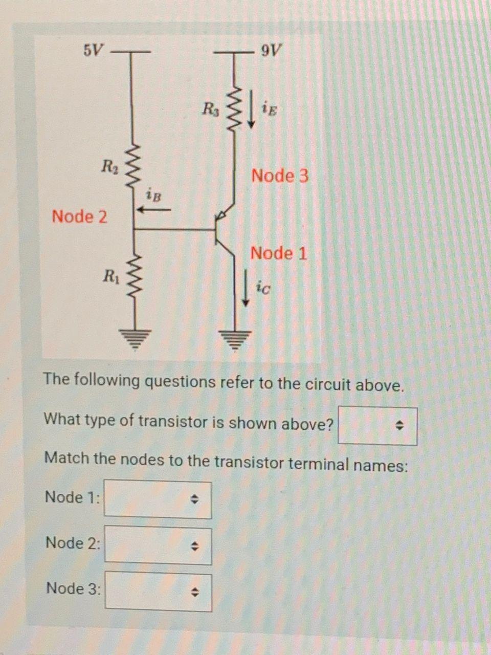 Solved The following questions refer to the circuit above. | Chegg.com
