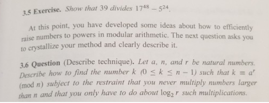 Solved 10.4 Exercise. Show that the algorithm described in | Chegg.com