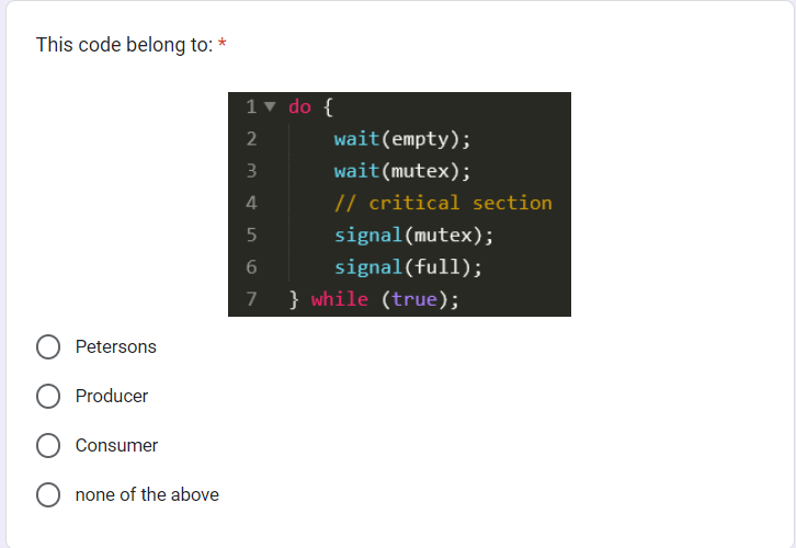 Solved This code belong to: * \{ wait(empty); wait(mutex); | Chegg.com