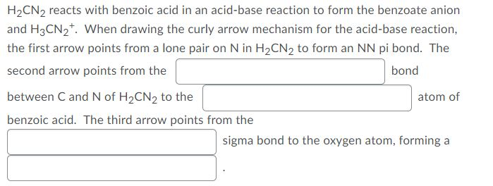 Solved Draw the VBT structure of H2CN2 (hint - the sigma CNN | Chegg.com