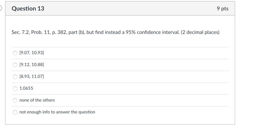 Solved Basic Computation: Confidence Interval Suppose xhas a | Chegg.com