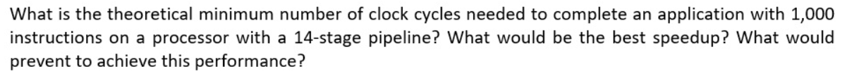 Solved What is the theoretical minimum number of clock | Chegg.com