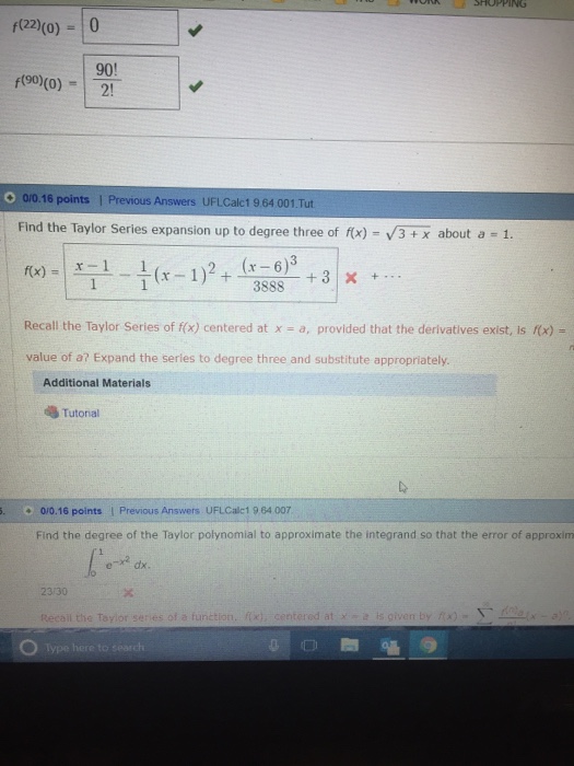 Solved Find the Taylor Series expansion up to degree three | Chegg.com