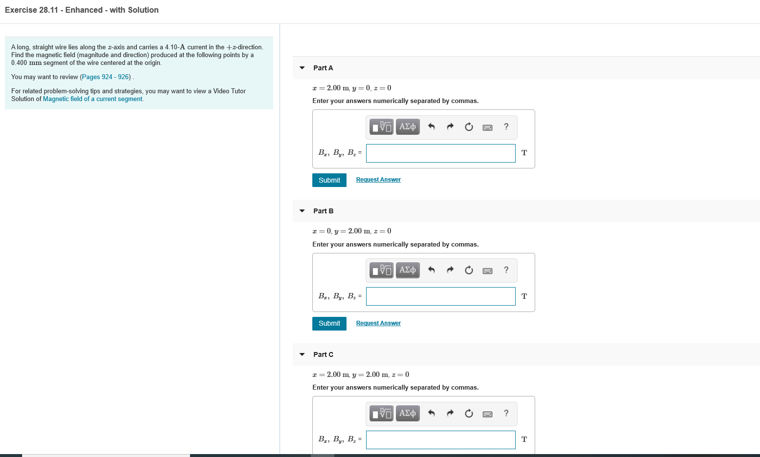 Solved Exercise 28.11 - Enhanced - with Solution Part A | Chegg.com