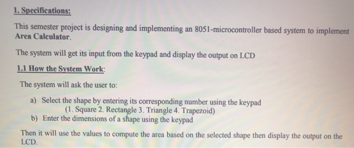 Solved for phase 1 in the project: in system operation, | Chegg.com