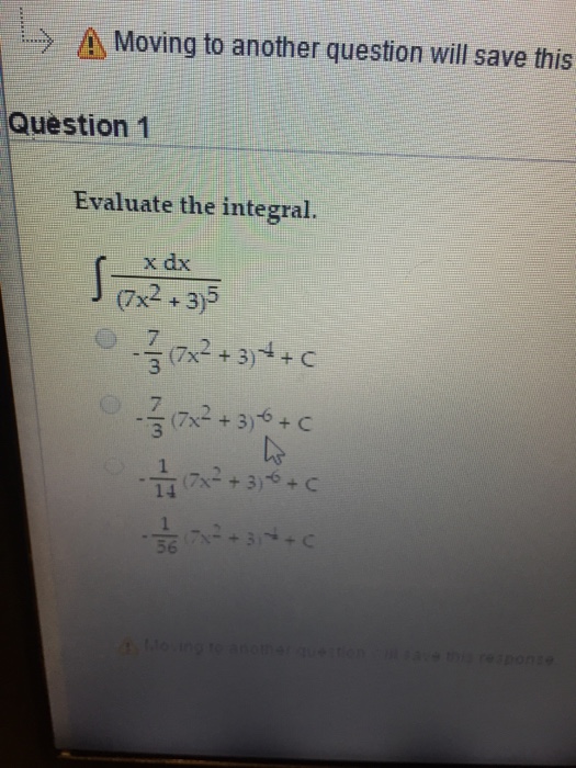 Solved Moving to another question will save this response. | Chegg.com