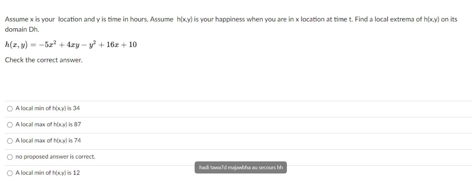 Solved Assume x is your location and y is time in hours. | Chegg.com Solved Assume x is your location and y is time in hours. | Chegg.com