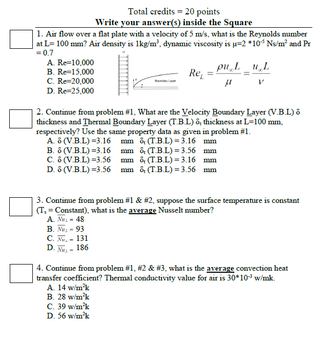 Solved HEAT TRANSFER Mechanical Engineering advanced | Chegg.com