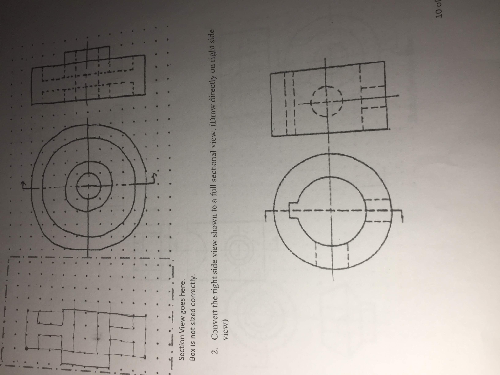 Solved Section View goes here. Box is not sized correctly | Chegg.com