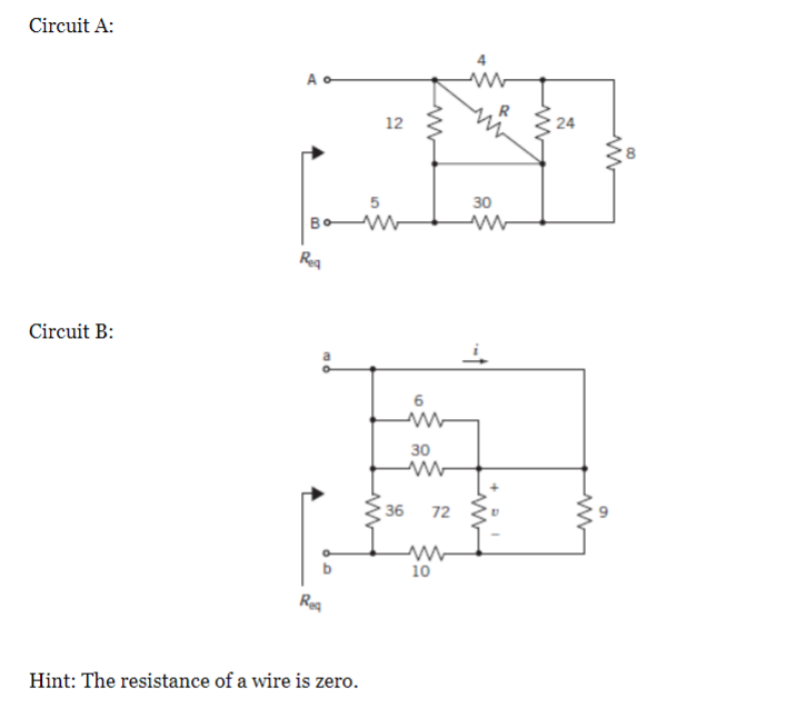 Solved . ﻿Calculate the Equivalent Resistance for the | Chegg.com
