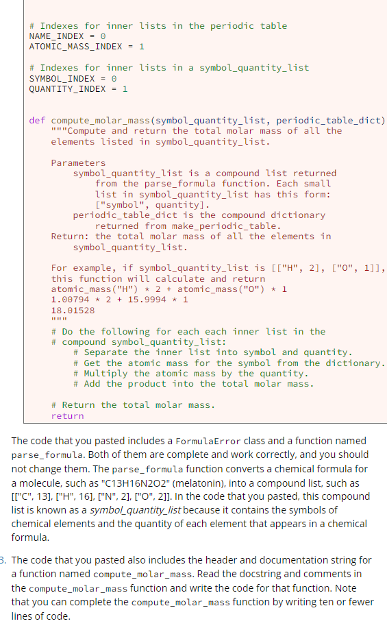 Do the following: 1. Change the compound list that is | Chegg.com