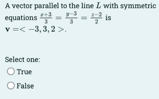 Solved A vector parallel to the line L with symmetric | Chegg.com