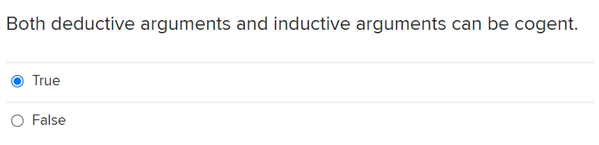 Solved Both deductive arguments and inductive arguments can | Chegg.com