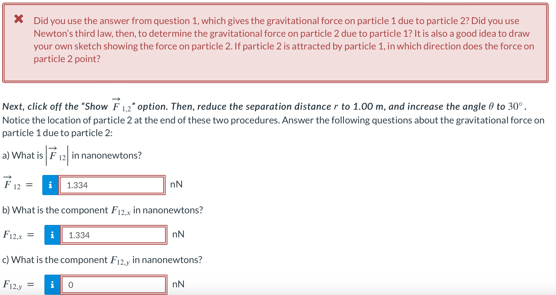Solved Two particles are located in an xy coordinate system. | Chegg.com