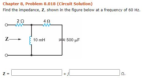 Solved Chapter 8, Problem 8.018 (Circuit Solution) Find the | Chegg.com