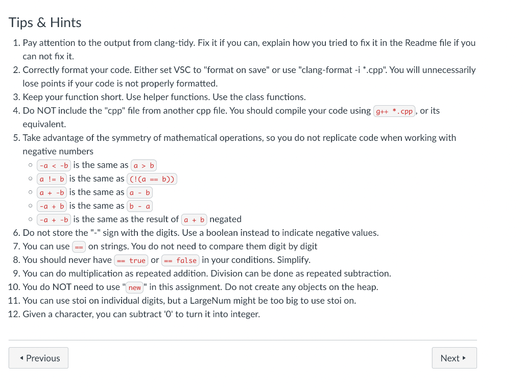 Solved Ass2 Large Numbers Goals: Understanding operator | Chegg.com