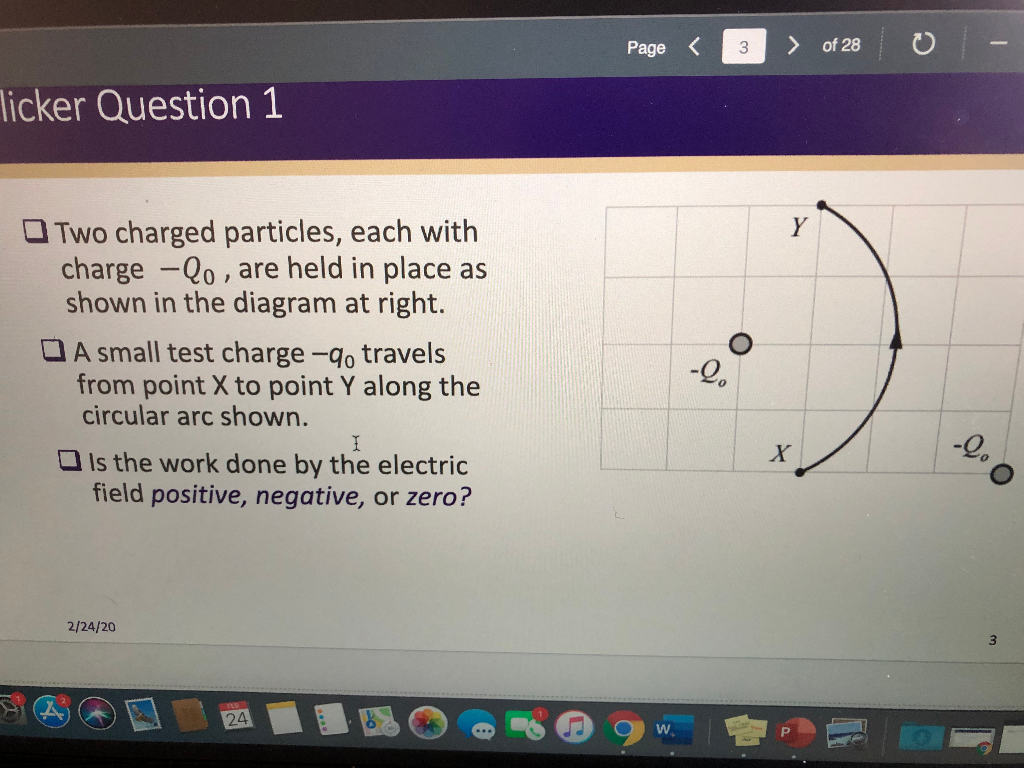 Solved Page 3 of 280 - Wicker Question 1 Two charged | Chegg.com