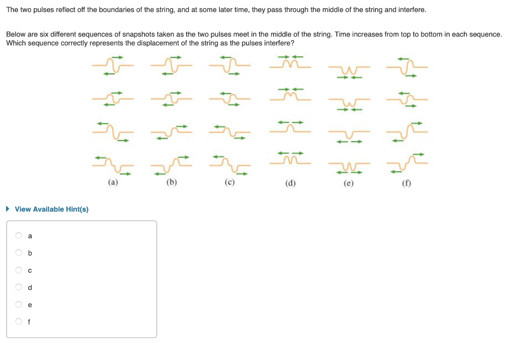 Solved Two identical pulses are moving in opposite | Chegg.com