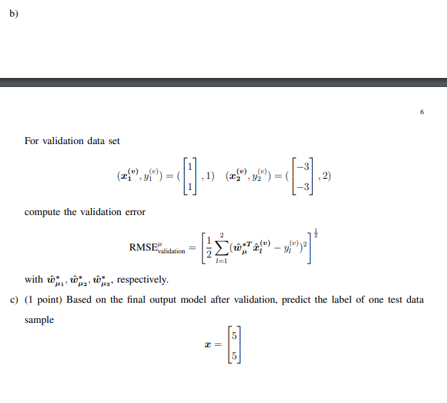 Solved We assume that there are 10 samples in the training | Chegg.com
