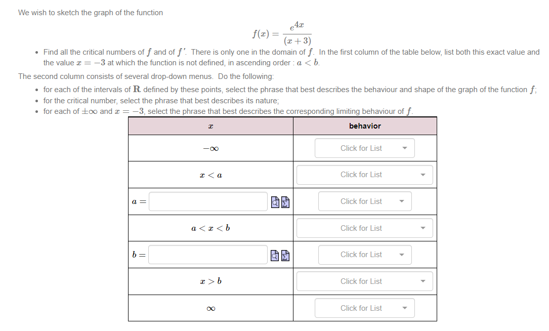 Solved We wish to sketch the graph of the function 43 f(2)= | Chegg.com