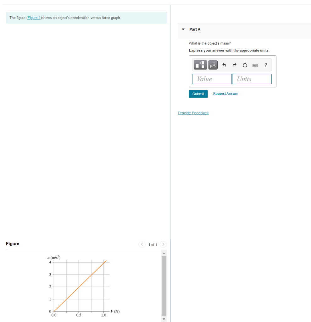 Solved The Figure Figure 1 Shows An Objects