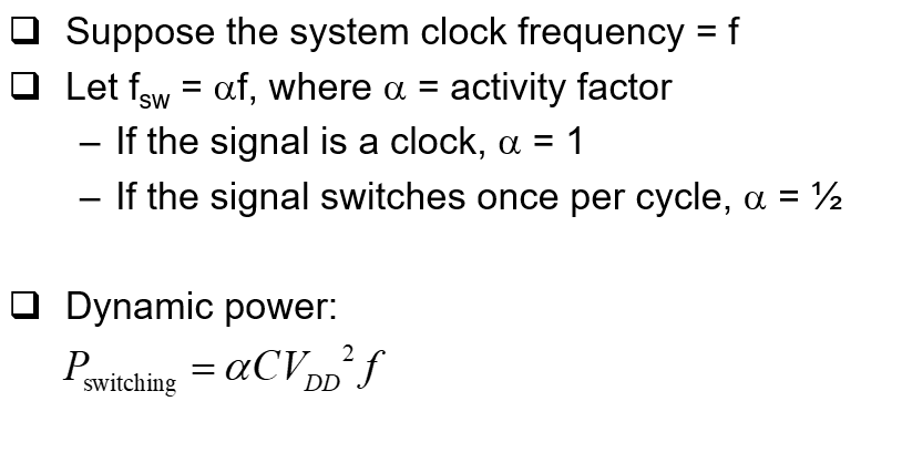 Suppose the system clock frequency = f Let fsw = af, | Chegg.com
