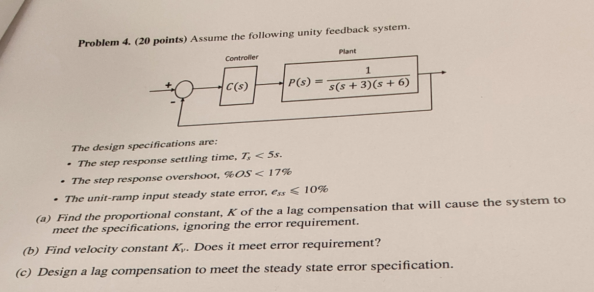 Solved Problem 4. (20 points) Assume the following unity | Chegg.com