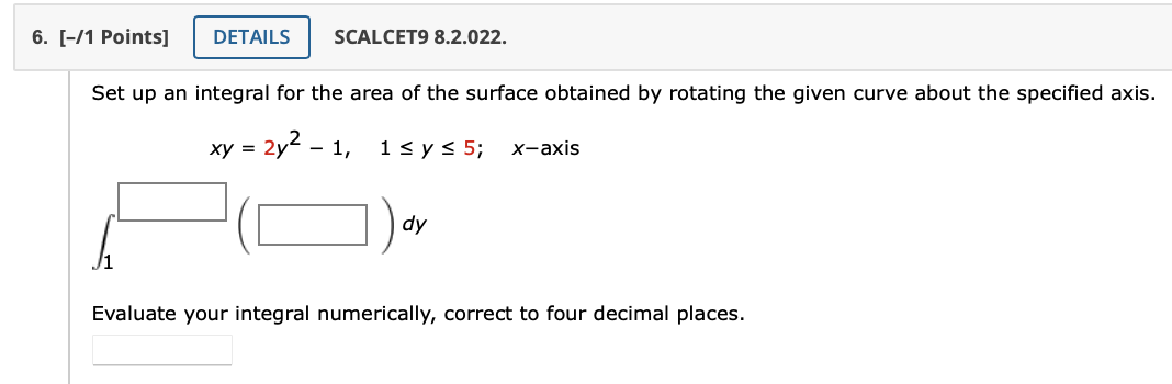 Solved Find the exact area of the surface obtained by | Chegg.com