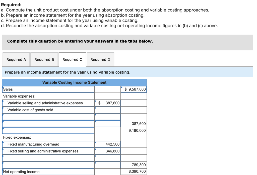 Solved How do I find the variable COGS (Cost of goods sold) | Chegg.com