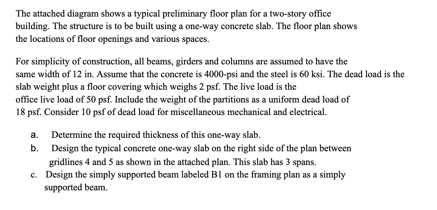 The attached diagram shows a typical preliminary | Chegg.com