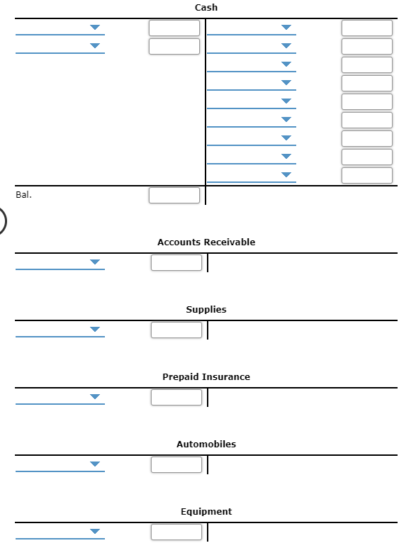Solved Entries into T accounts and Trial Balance Connie | Chegg.com