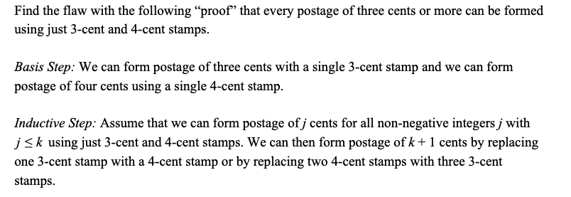 Solved Find the flaw with the following “proof” that every | Chegg.com