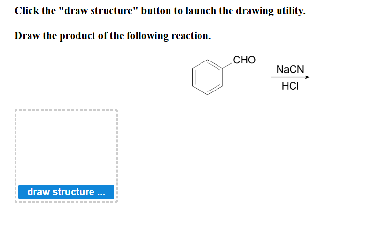 Solved Click the "draw structure" button to launch the | Chegg.com