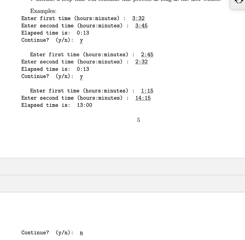 Solved (Stretch 3) Time Intervals Write a C++ program that | Chegg.com