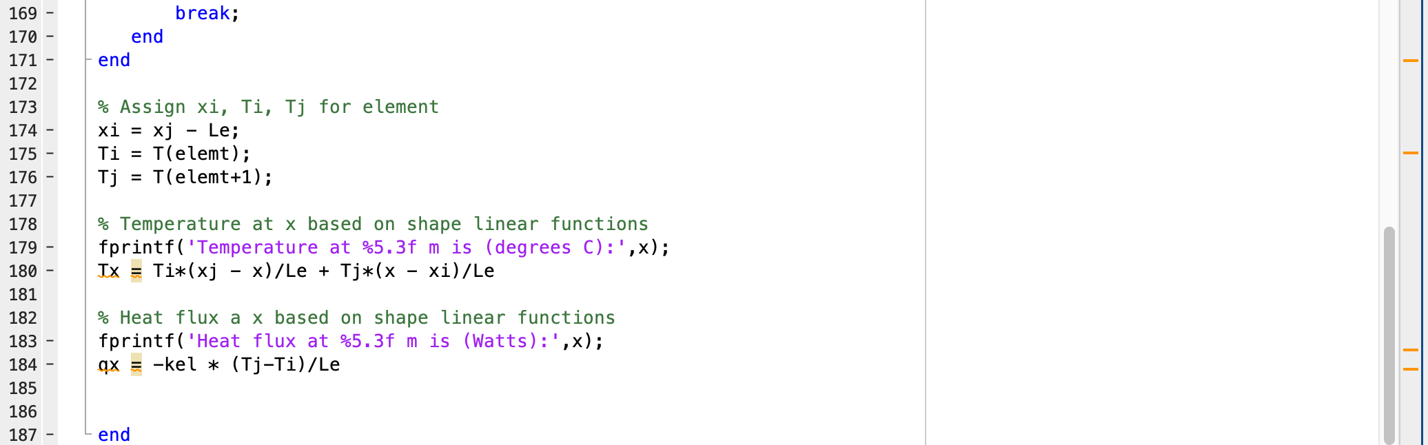 1. Modify the 1-D Heat Conduction MATLAB code from | Chegg.com