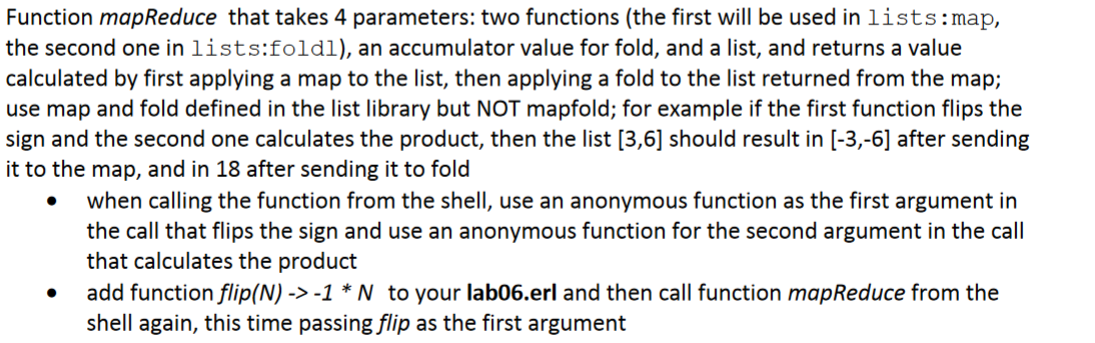 Solved Function mapReduce that takes 4 parameters: two | Chegg.com