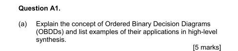 Solved Question A1. (a) Explain the concept of Ordered | Chegg.com