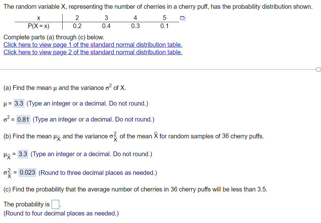 Solved The random variable X, representing the number of | Chegg.com