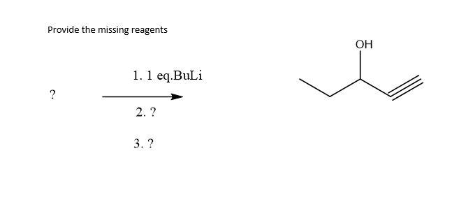 Solved Provide the missing reagents | Chegg.com