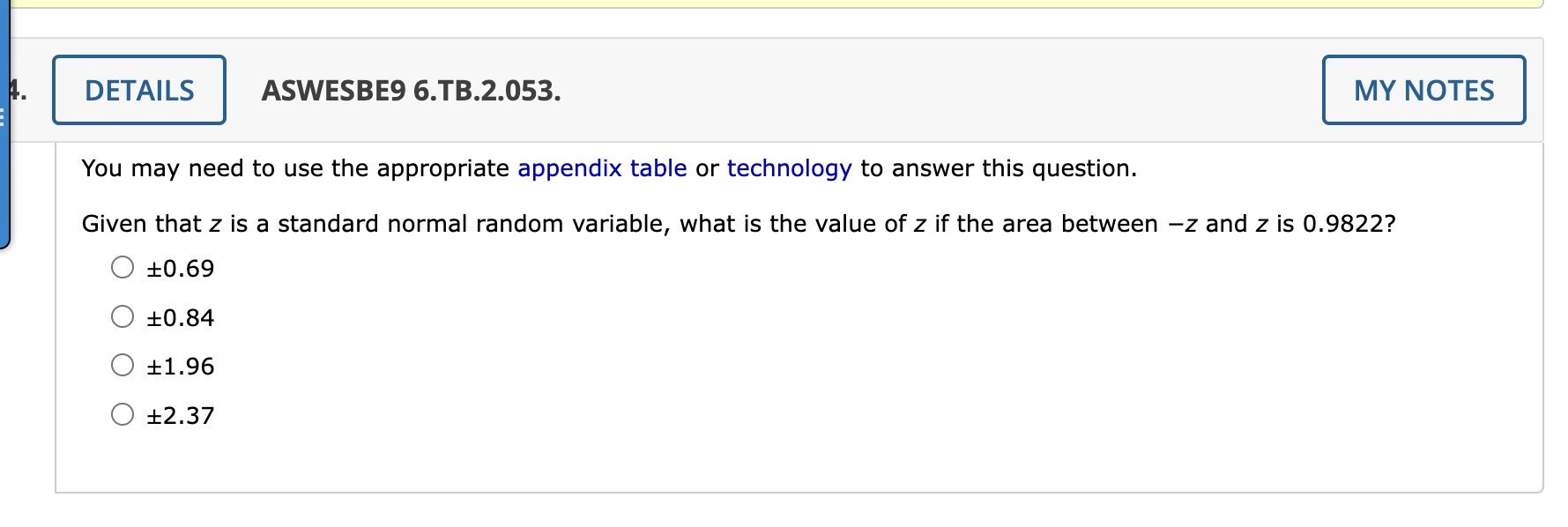 Solved You may need to use the appropriate appendix table or | Chegg.com