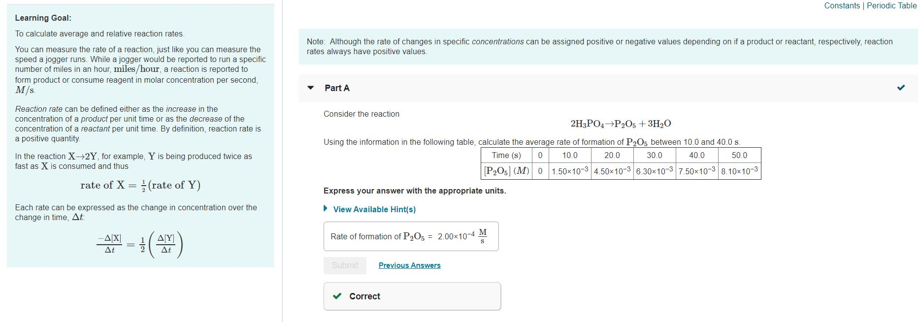 Solved Constants Periodic Table Learning Goal: To calculate | Chegg.com
