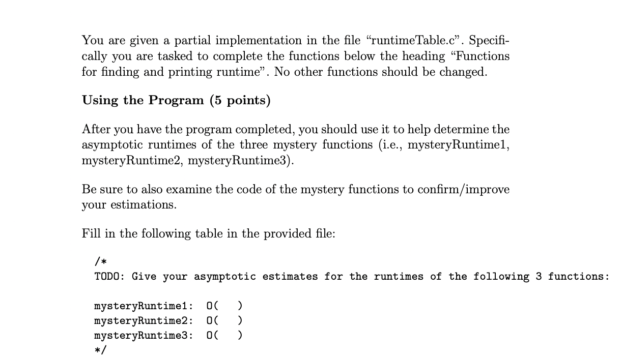 Completing the Program (15 points) This program | Chegg.com