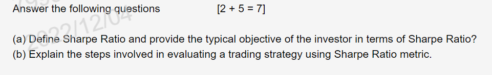 Solved Answer the following questions [2+5=7] (a) Define | Chegg.com